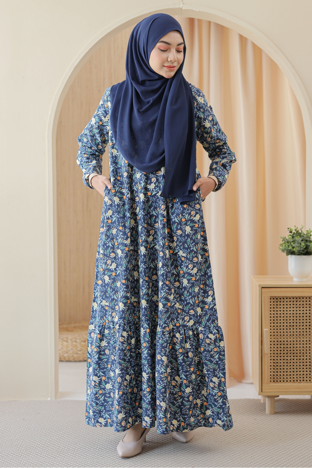 SAMARA - ALARA Dress in Prussia Blue