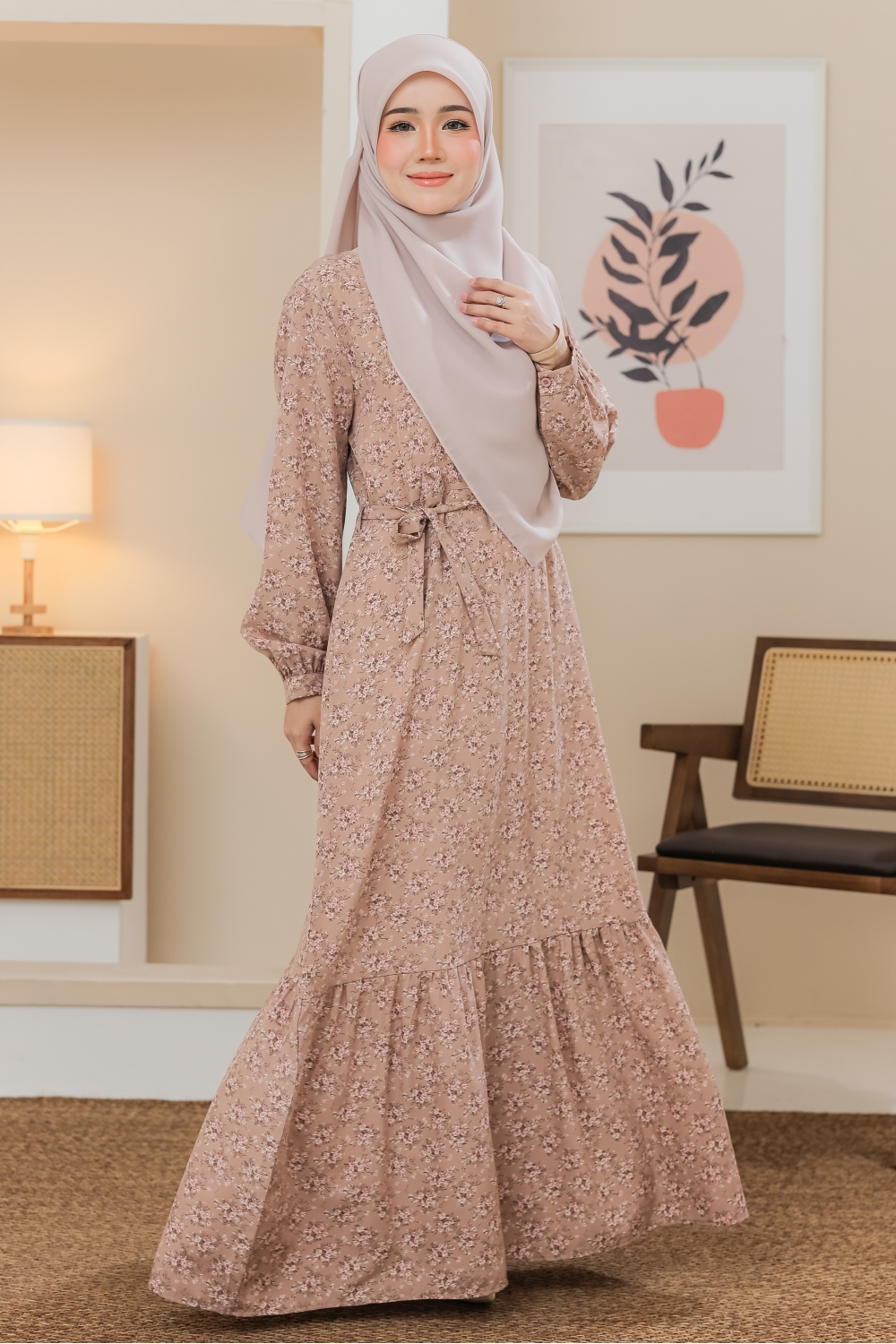 SAMARA - Calla Dress in Turkish Rose