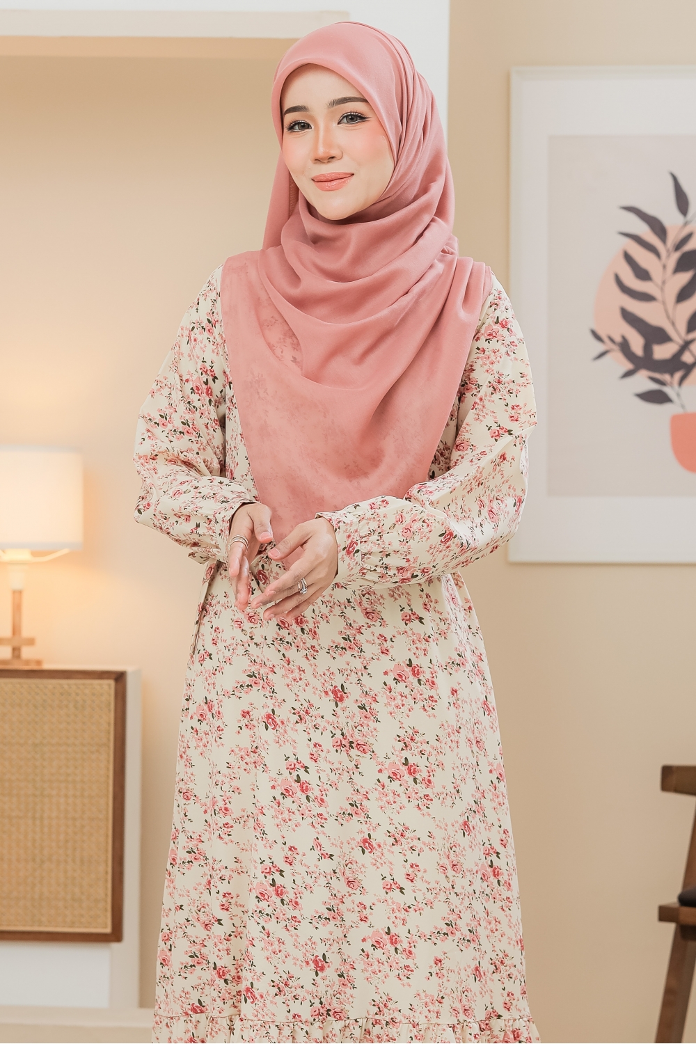 SAMARA - Calla Dress in Peachy