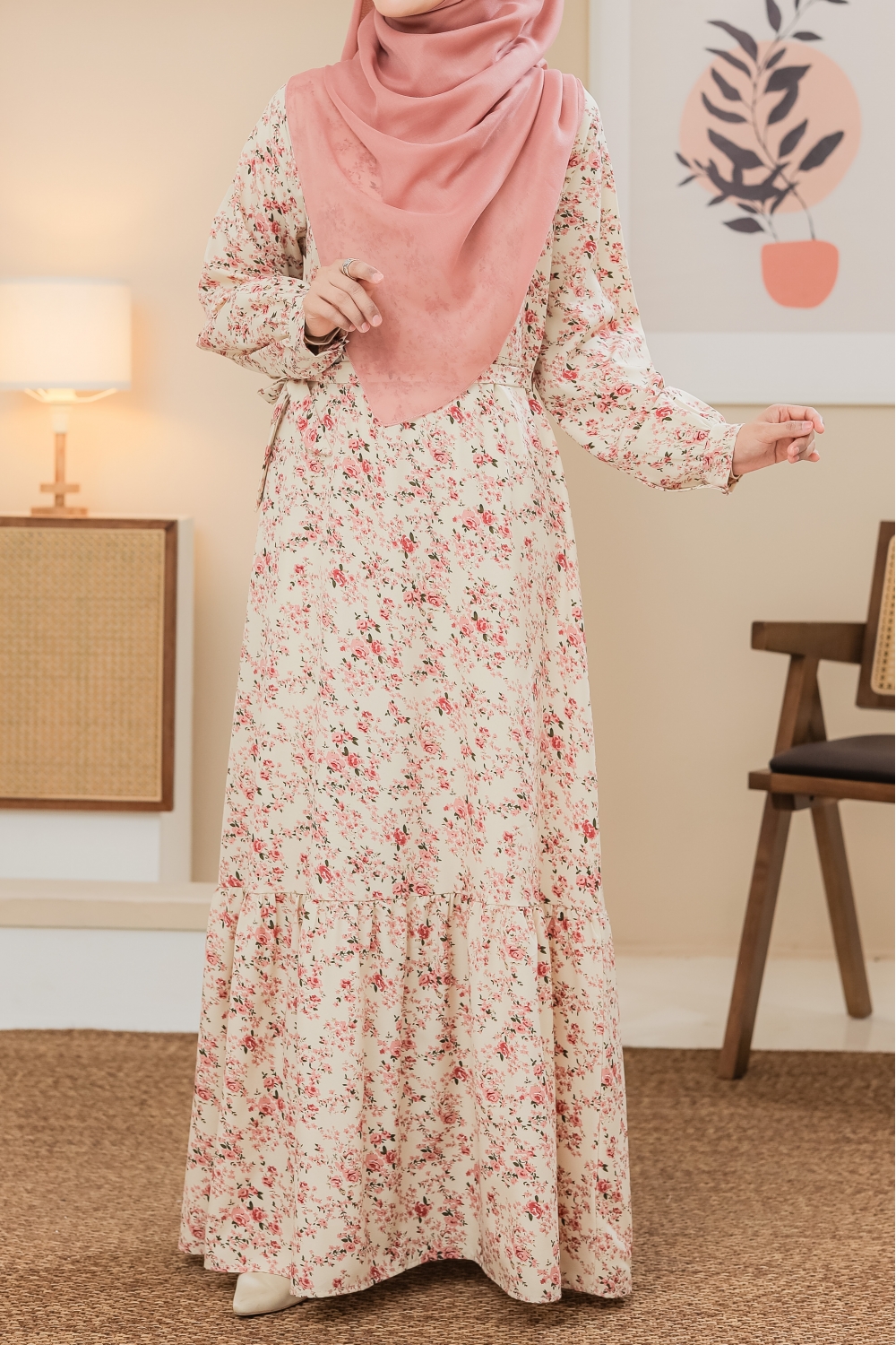 SAMARA - Calla Dress in Peachy